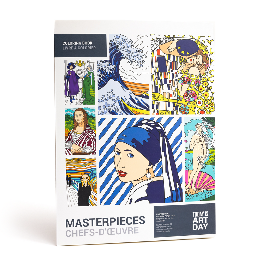 Masterpieces - Coloring Book – Today is Art Day