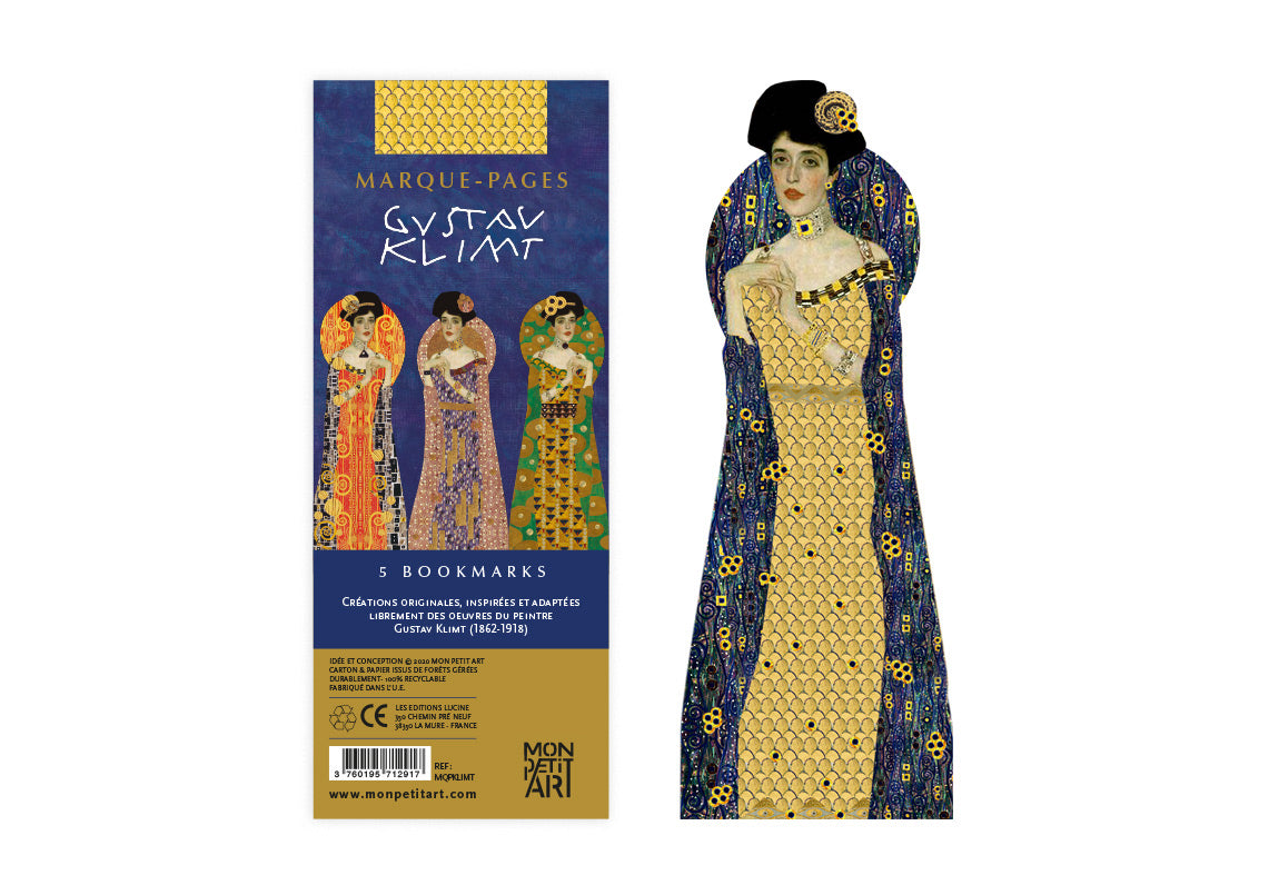 Adele - Gustav Klimt - Bookmark – Today is Art Day
