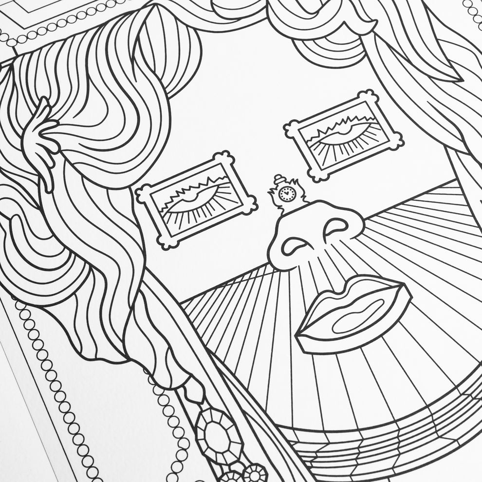 Salvador Dali - Coloring Book – Today is Art Day