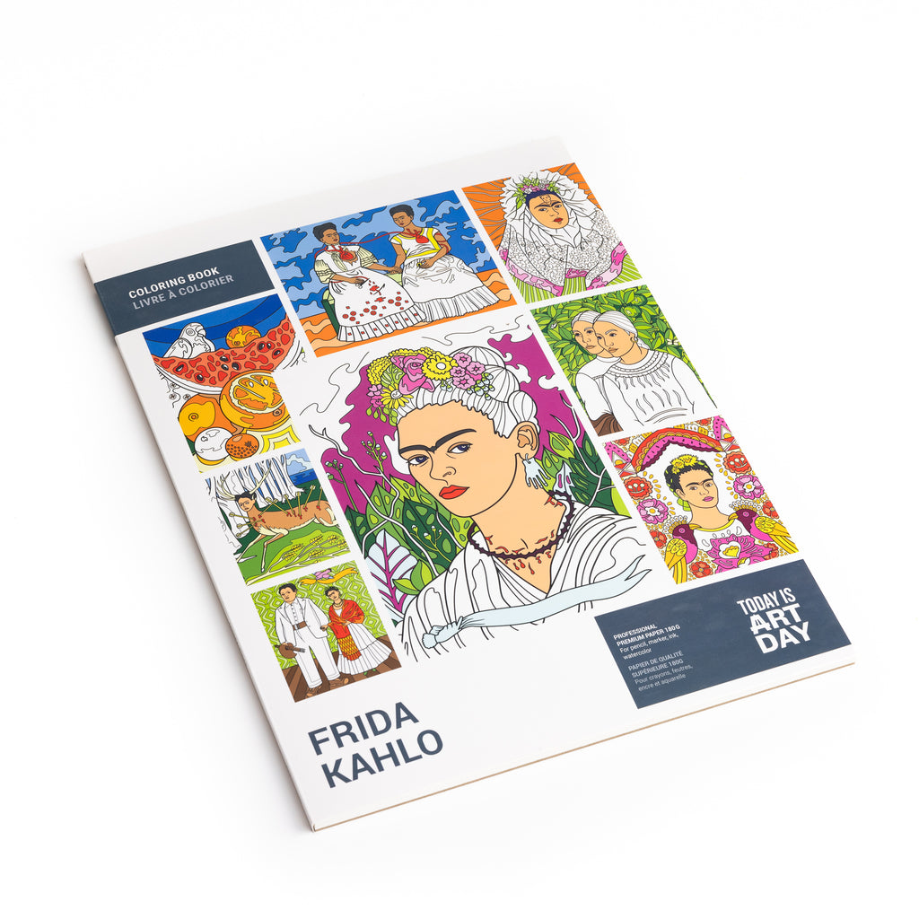 Frida Kahlo - Coloring Book – Today is Art Day