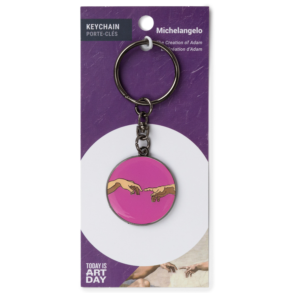 Creation of Adam - Keychain – Today is Art Day
