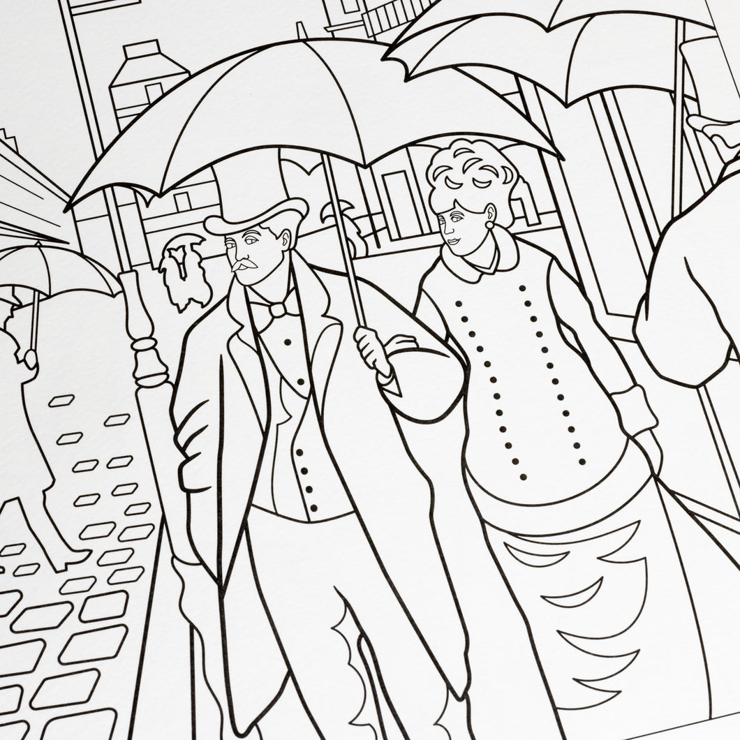 impressionist coloring pages