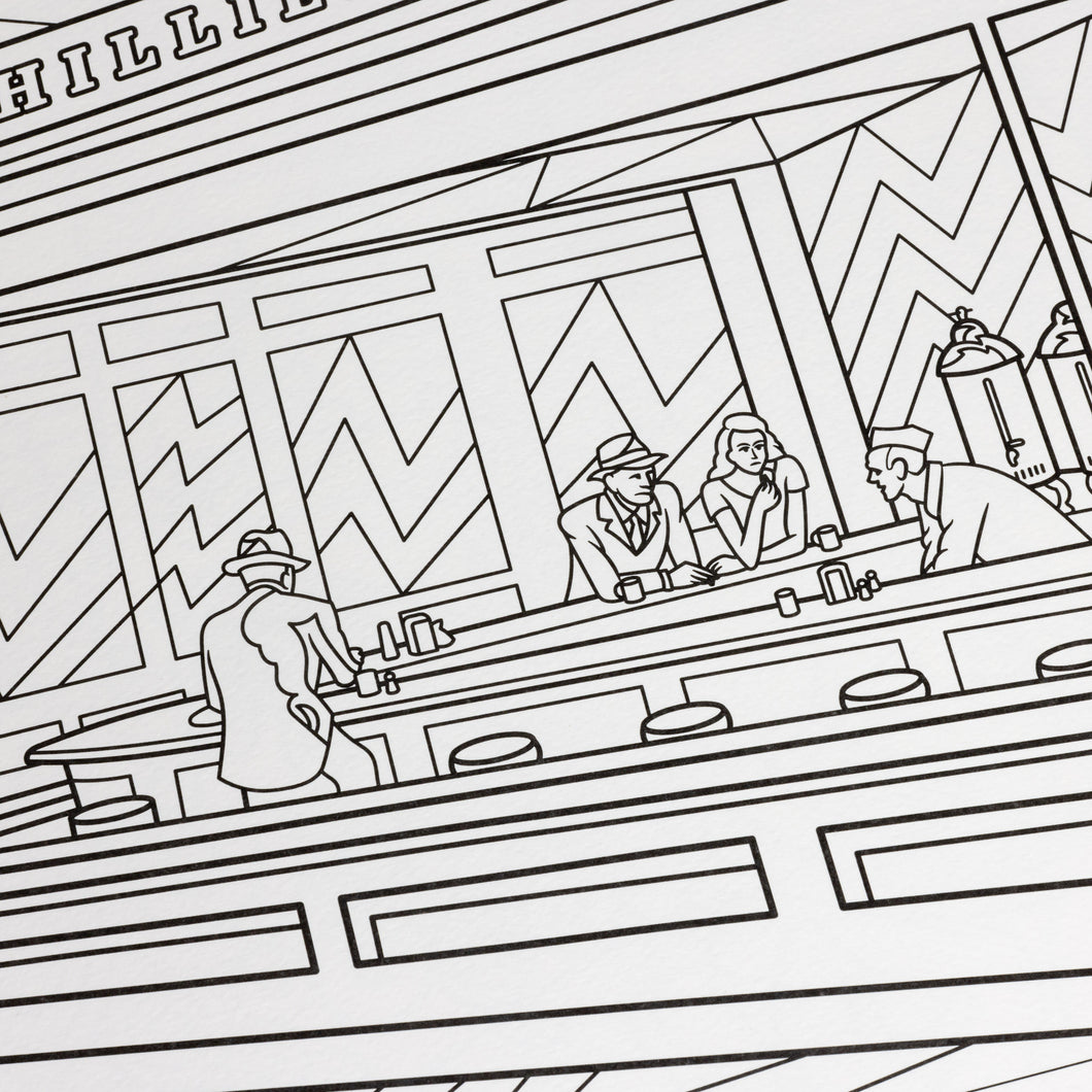 famous paintings coloring book