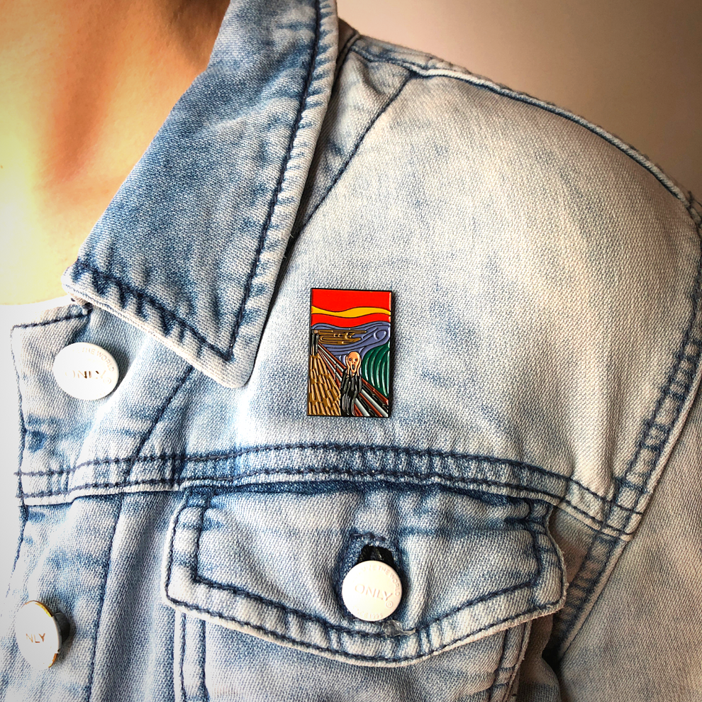 The Scream - Pin – Today is Art Day