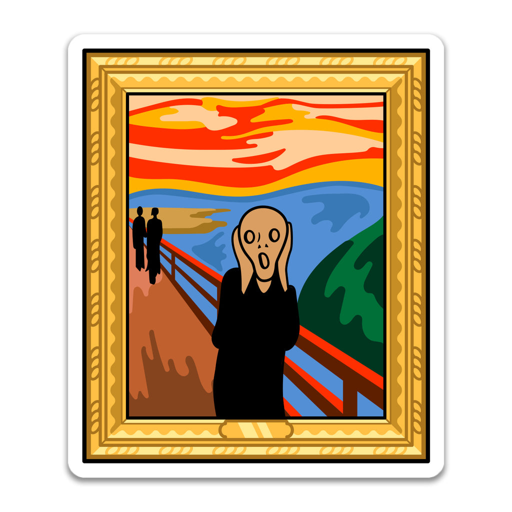 Predator Scream Sticker Edvard Munch Most Famous Apex Legends Arenas